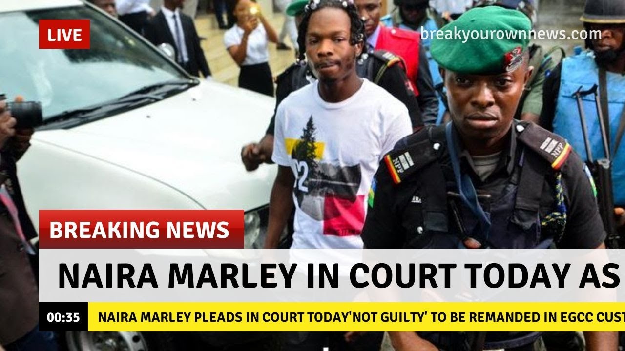 Naira Marley in court today as he pleads 'Not Guilty', to be In EFCC ...