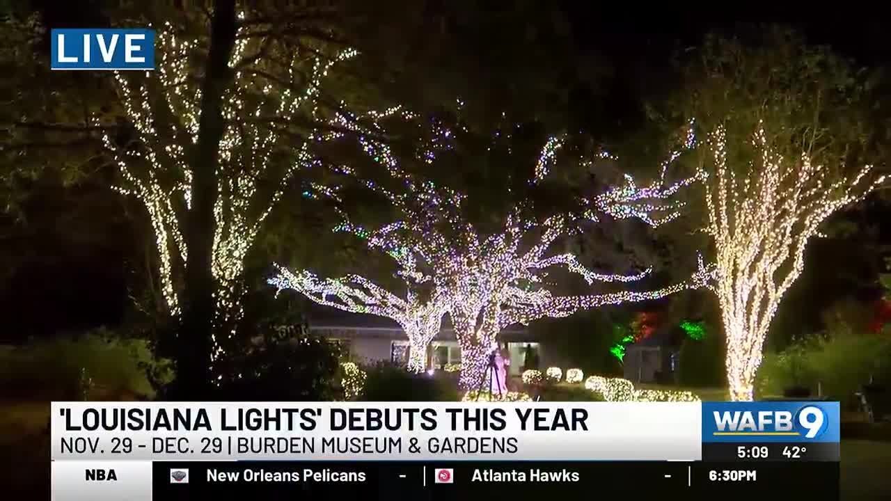 'Louisiana Lights' display debuts for first time - YouTube