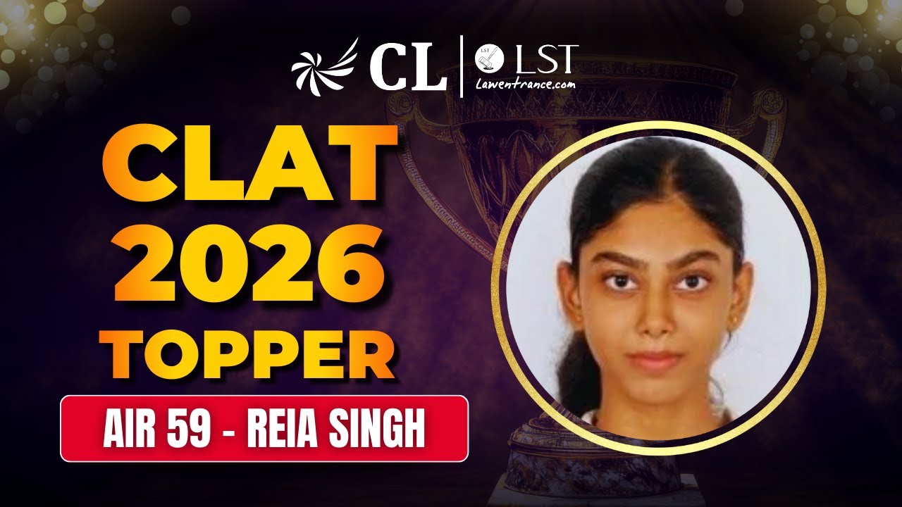 CLAT 2026 Topper Interview: AIR 59 Reia Singh Shares Her Winning ...