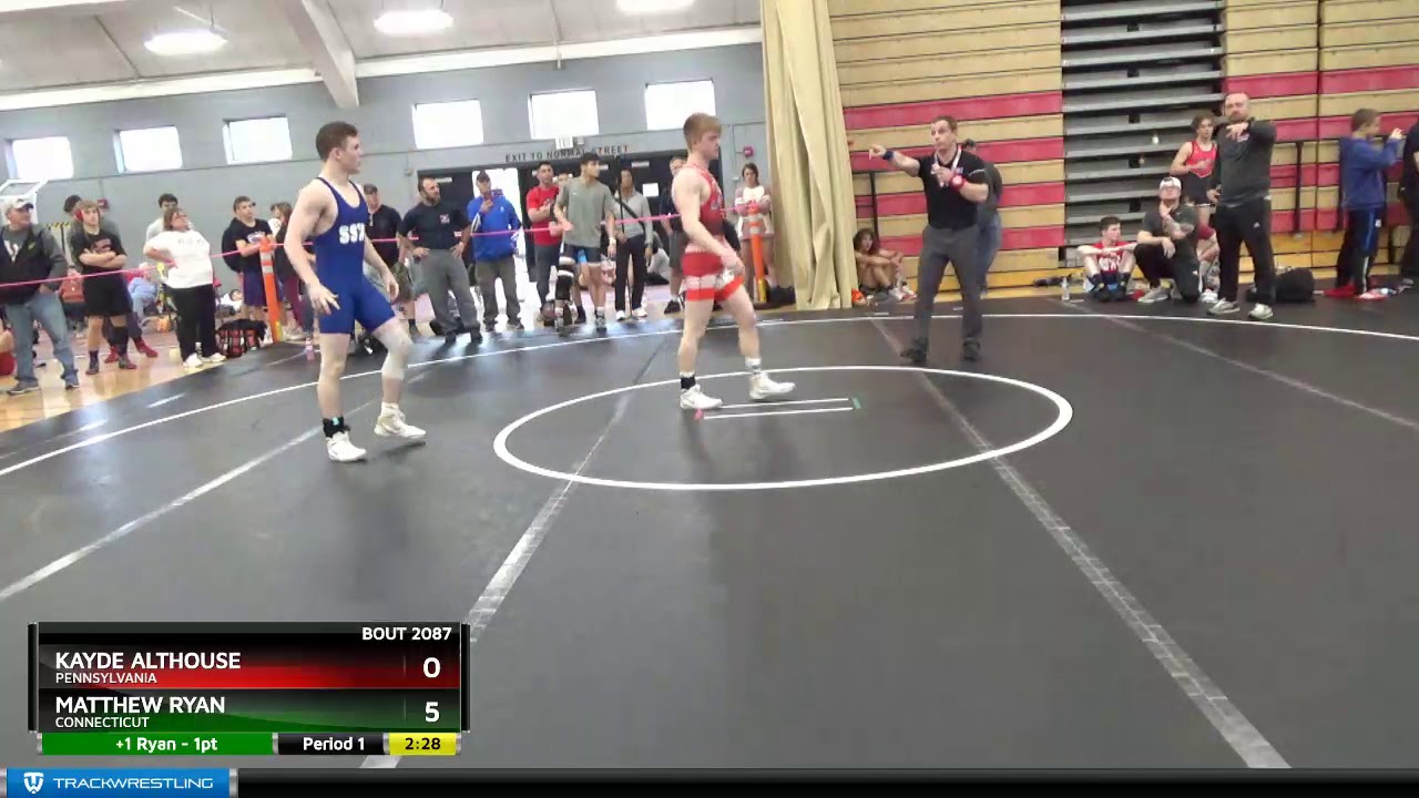 Junior Men 138 Kayde Althouse Pennsylvania Vs Matthew Ryan Connecticut ...
