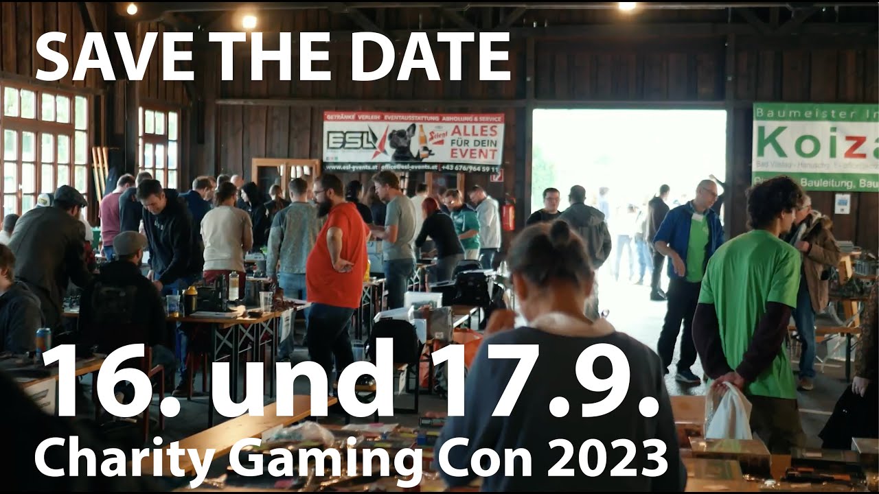 Das war das Charity - Save the Date Charity Gaming Con 2023 - YouTube