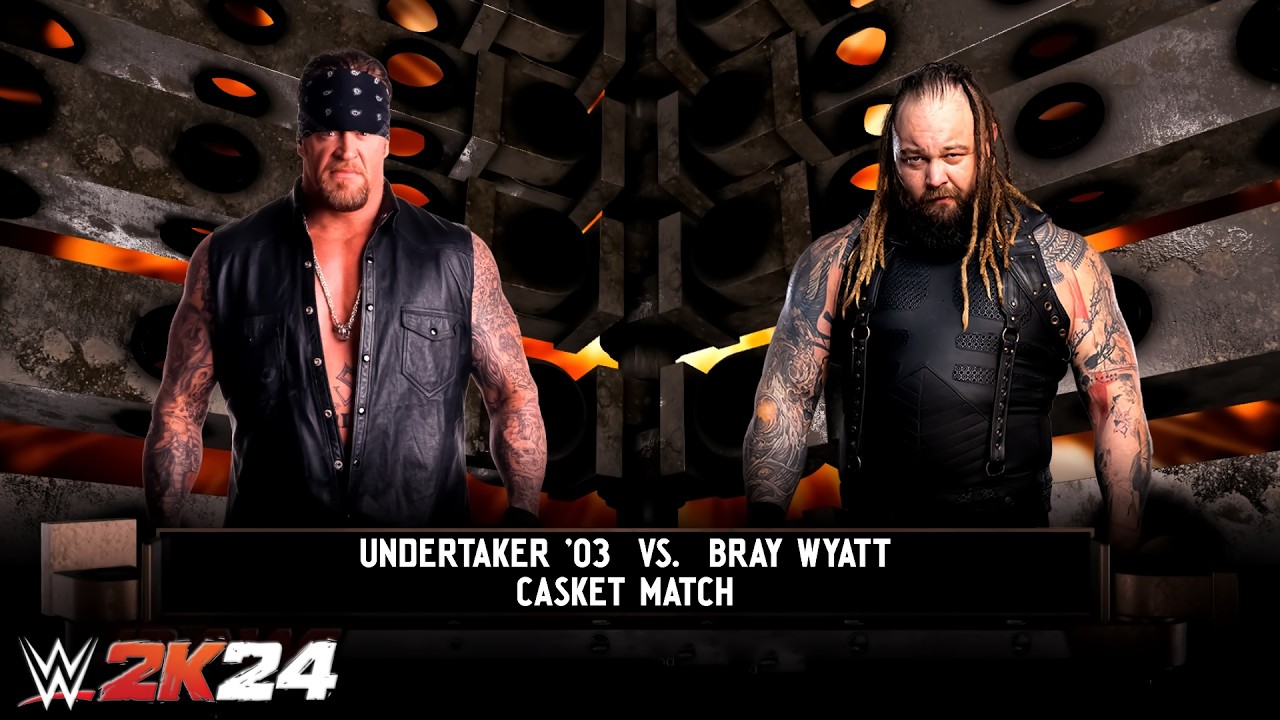 WWE 2K24 - The Undertaker '03 vs. Bray Wyatt - Casket Match: Raw - YouTube