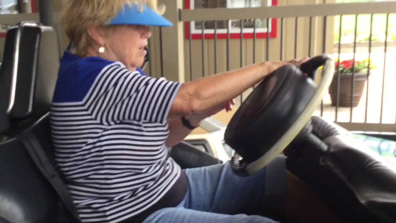 Old Lady Bumper Car FAIL - YouTube