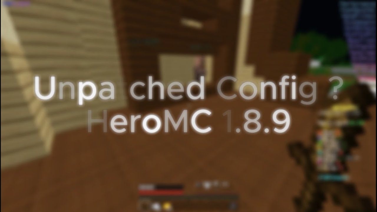 Unpatched Config For HeroMC Bedwar 1.8.9 | Jump Scaffold - KillAura ...