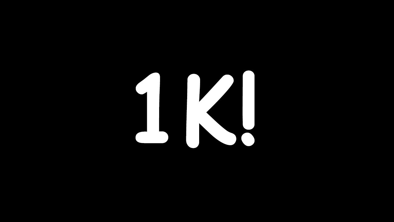 1K Subs Thanks(And hair reveal) - YouTube