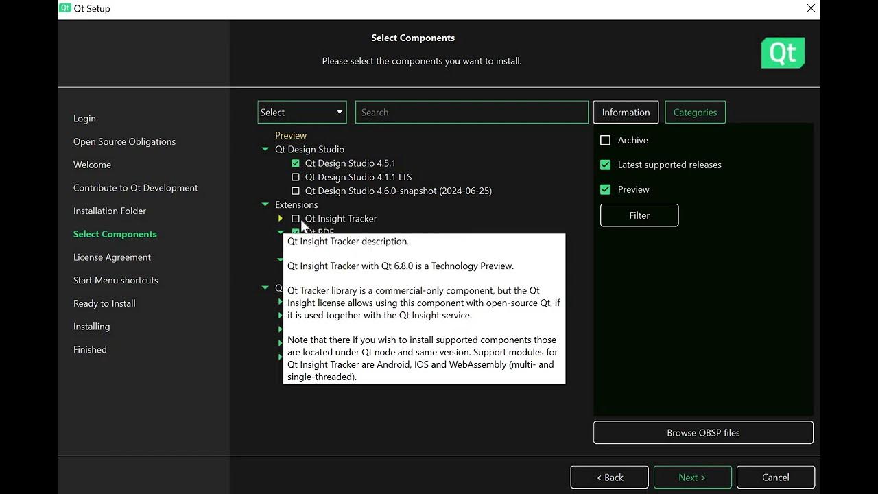 install qt community version free gui - YouTube