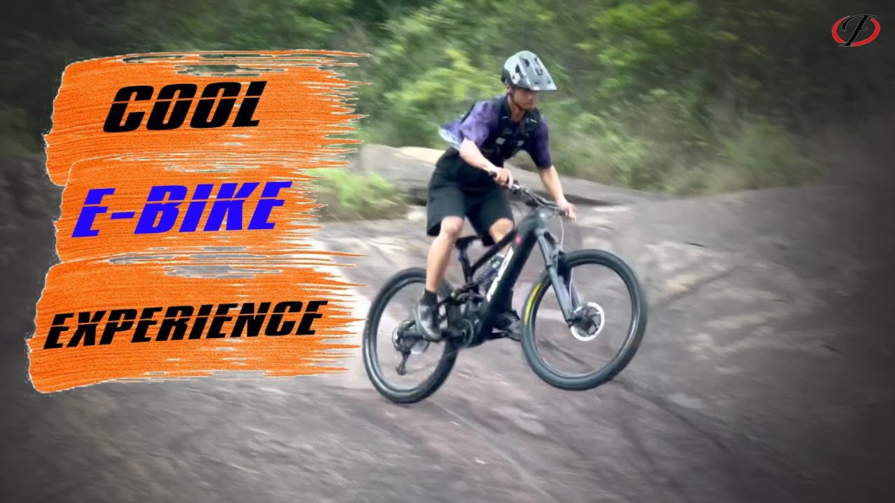 Dengfu Winice E82 outdoor cycling on the rugged mountain trails. - YouTube