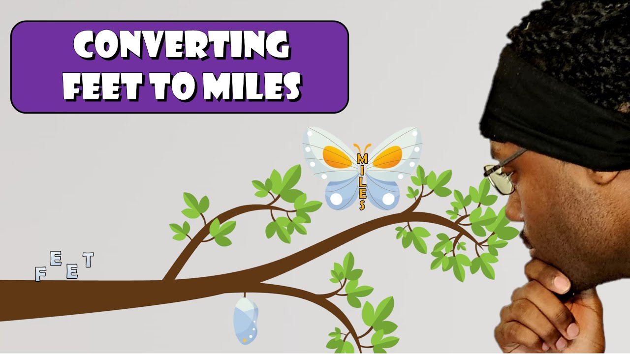 Unit Conversions Between Miles And Feet ~ 5th Grade Tutor Me Sempai ...