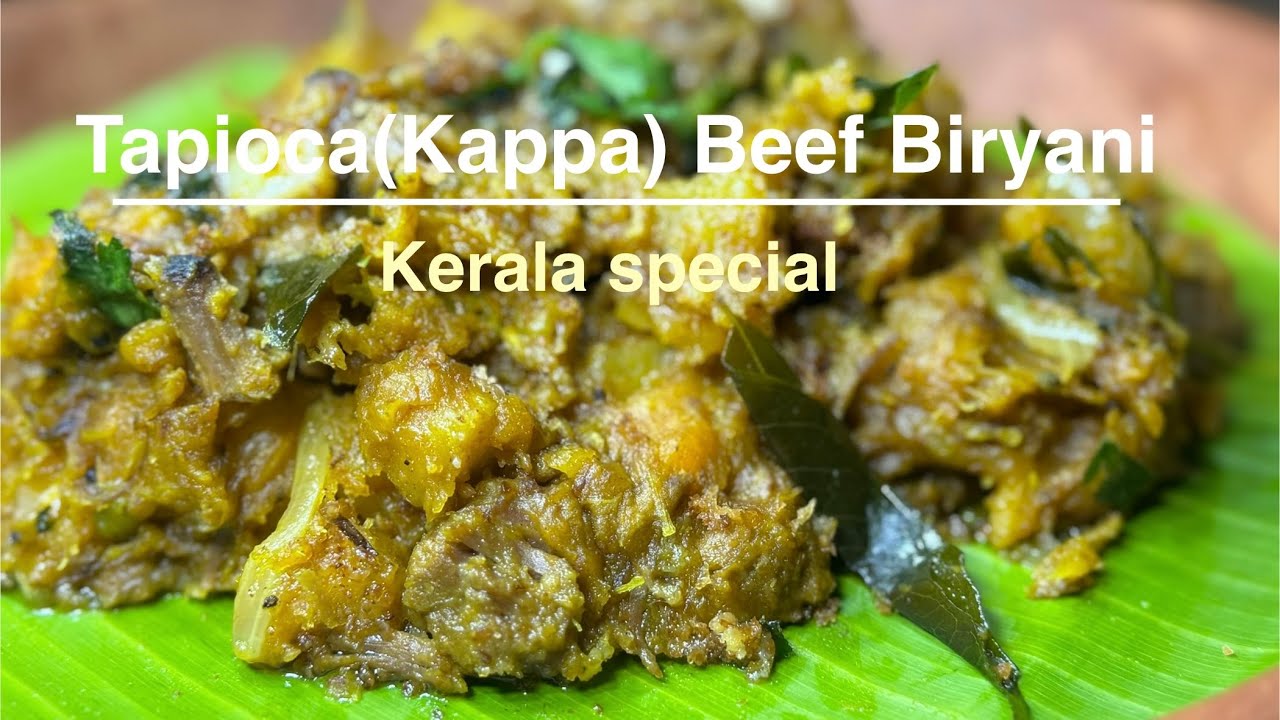 Kerala most famous Kappa Biryani | Tapioca Biryani | Maravalli kizhangu ...
