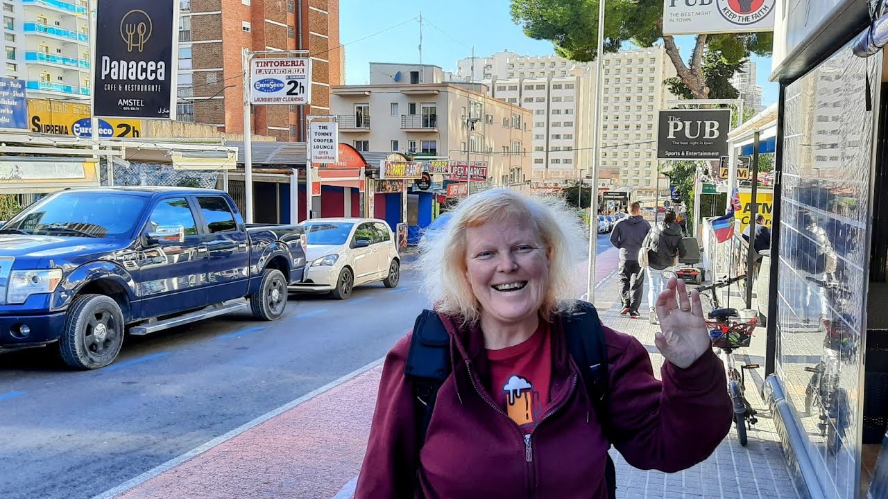 Live From Benidorm Spain Today It's 17 Degrees In The Sun - YouTube