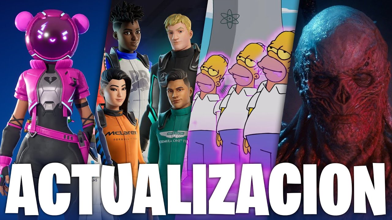 NUEVA ACTUALIZACION [ STRANGER THINGS / SIMPSONS / F1 / SKIN GRATIS Y ...