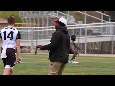 Belleville 2022 WR/S Cameron Dyson highlights from Midwest Elite 7-7 ...