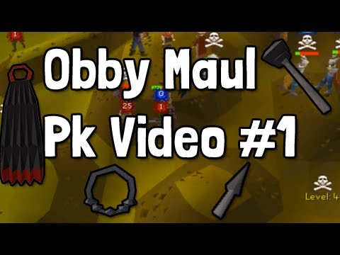 Runescape 2007 - Obby Maul Pking Video #1 | Berserker Necklace | Obby ...
