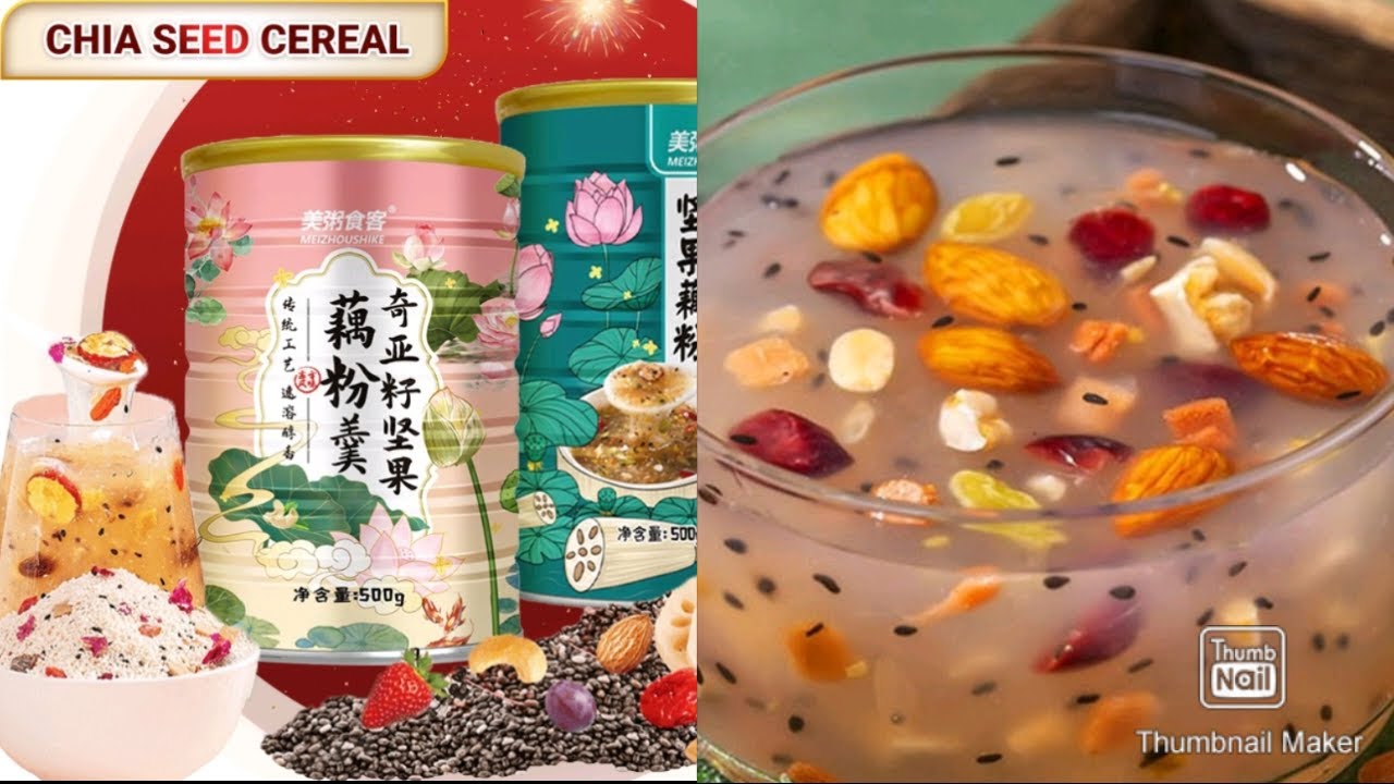 LOTUS ROOT POWDER CEREAL - YouTube