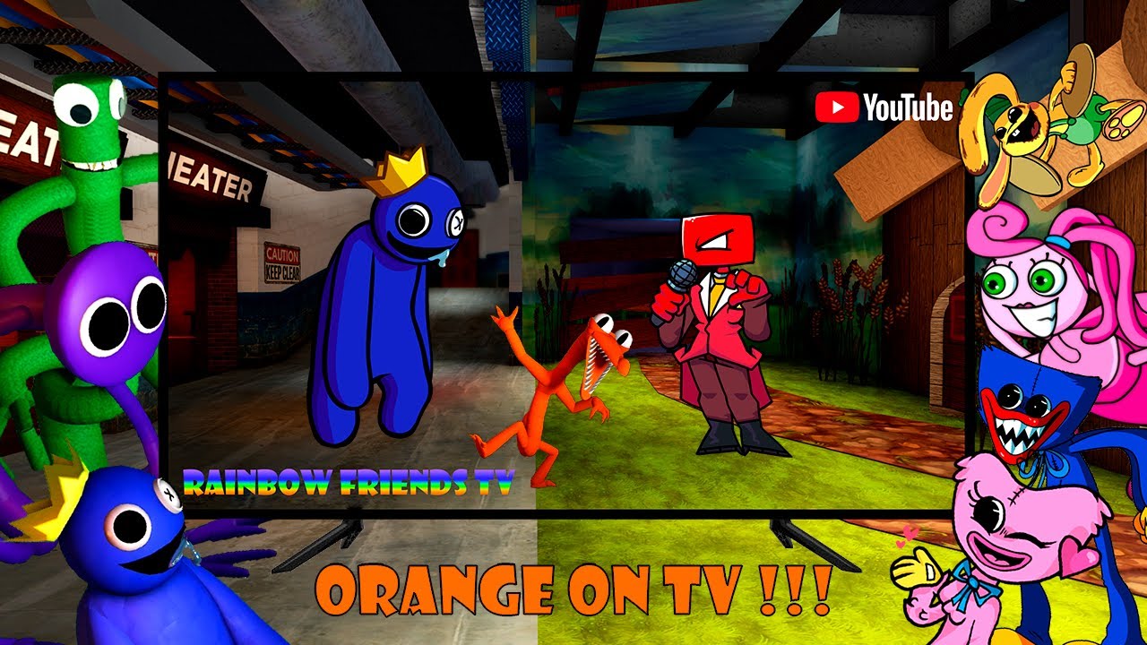 FNF Rainbow Friends - Friends To Your End but | Original vs Poppy ...