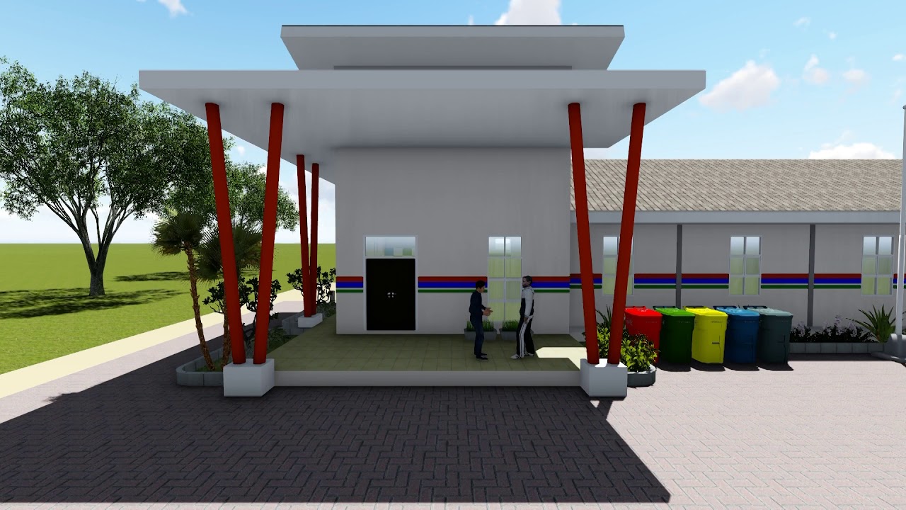 Animasi Desain Barak Pekerja||animasi wika serpan|| desain animasi ...