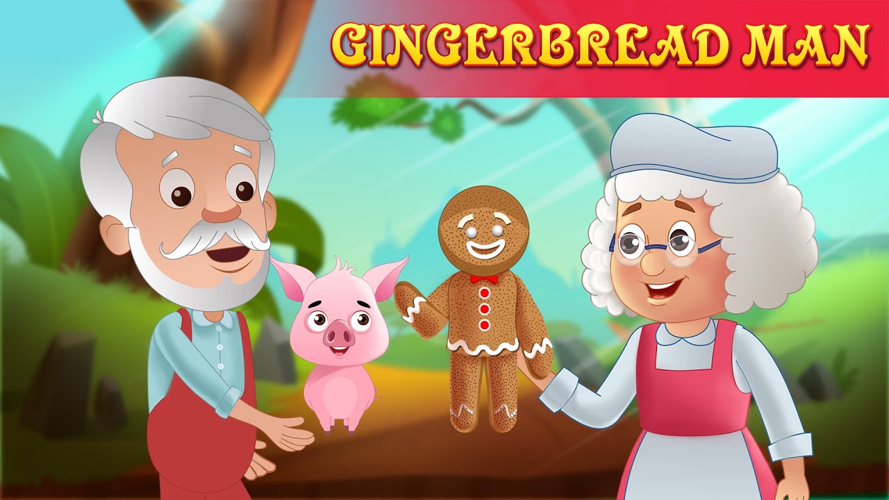 The Gingerbread Man | Full Story | Animated Hindi Fairy Tales For ...