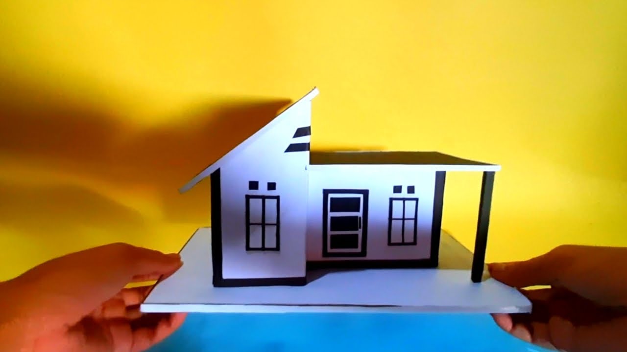 TUTORIAL BIKIN RUMAH MINIMALIS DARI KARDUS DAN KARTON #5 GAMPANG BIKIN ...