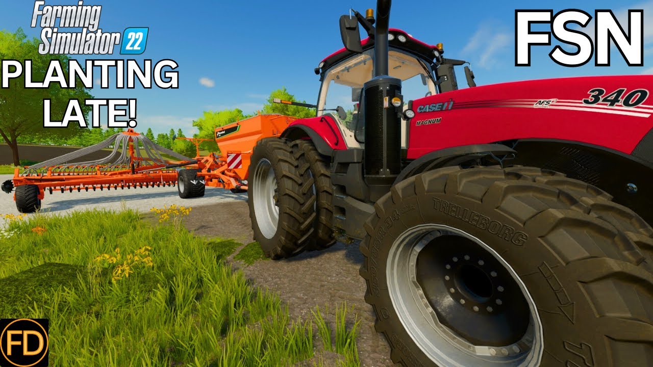 PLANTING LATE! on FSN(Farm Sim Network) Farming Simulator 22 | Hobo ...
