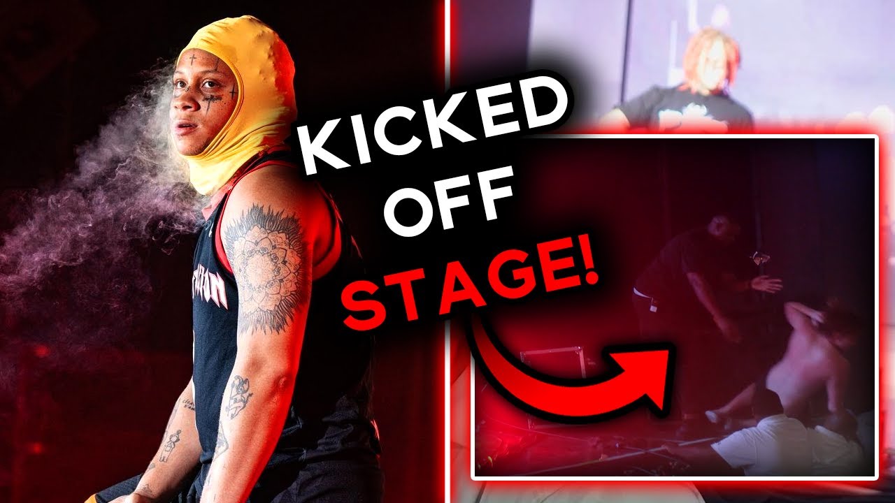 CRAZY TRIPPIE REDD FAN THROWN OFF STAGE!! Hilarious Fail During Tripp ...