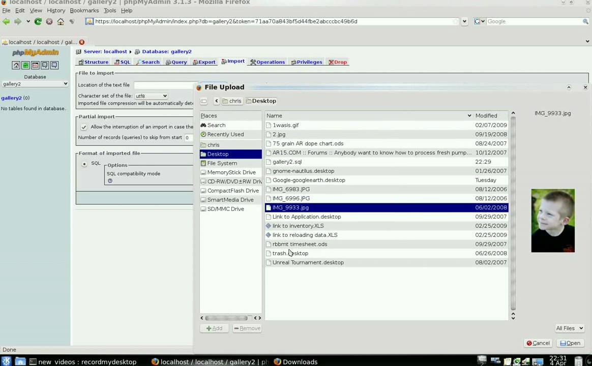 phpMyAdmin Tutorial Part 2 of 2 - YouTube