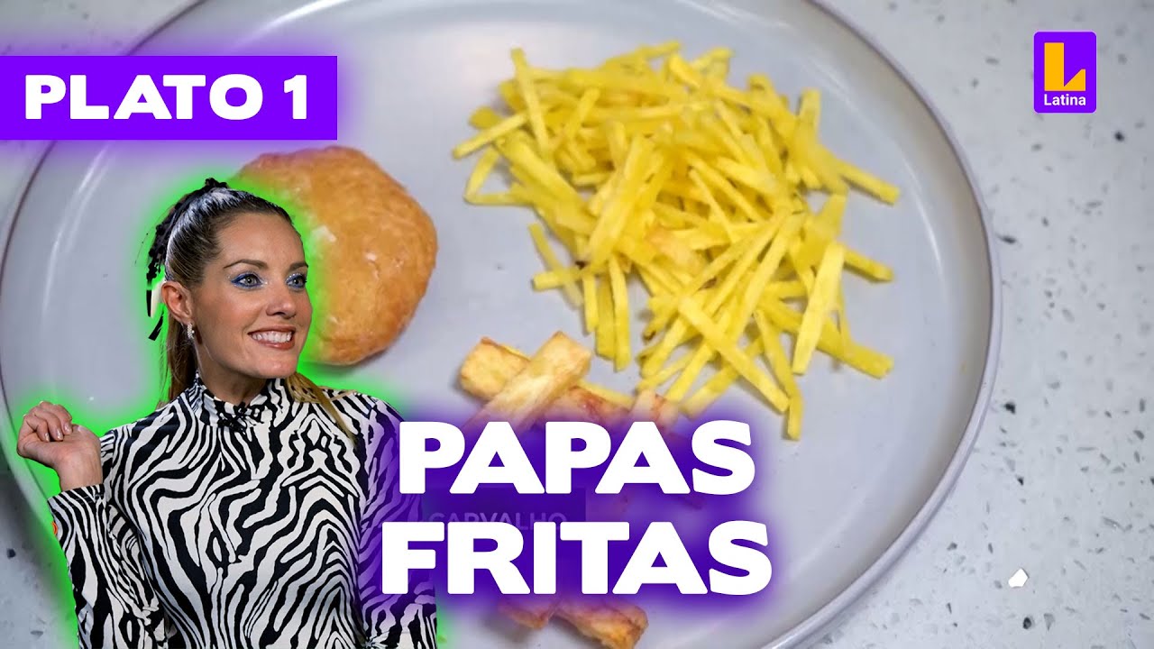 Plato 1: Papas fritas, papas al hilo y croquetas de papa | El Gran Chef ...