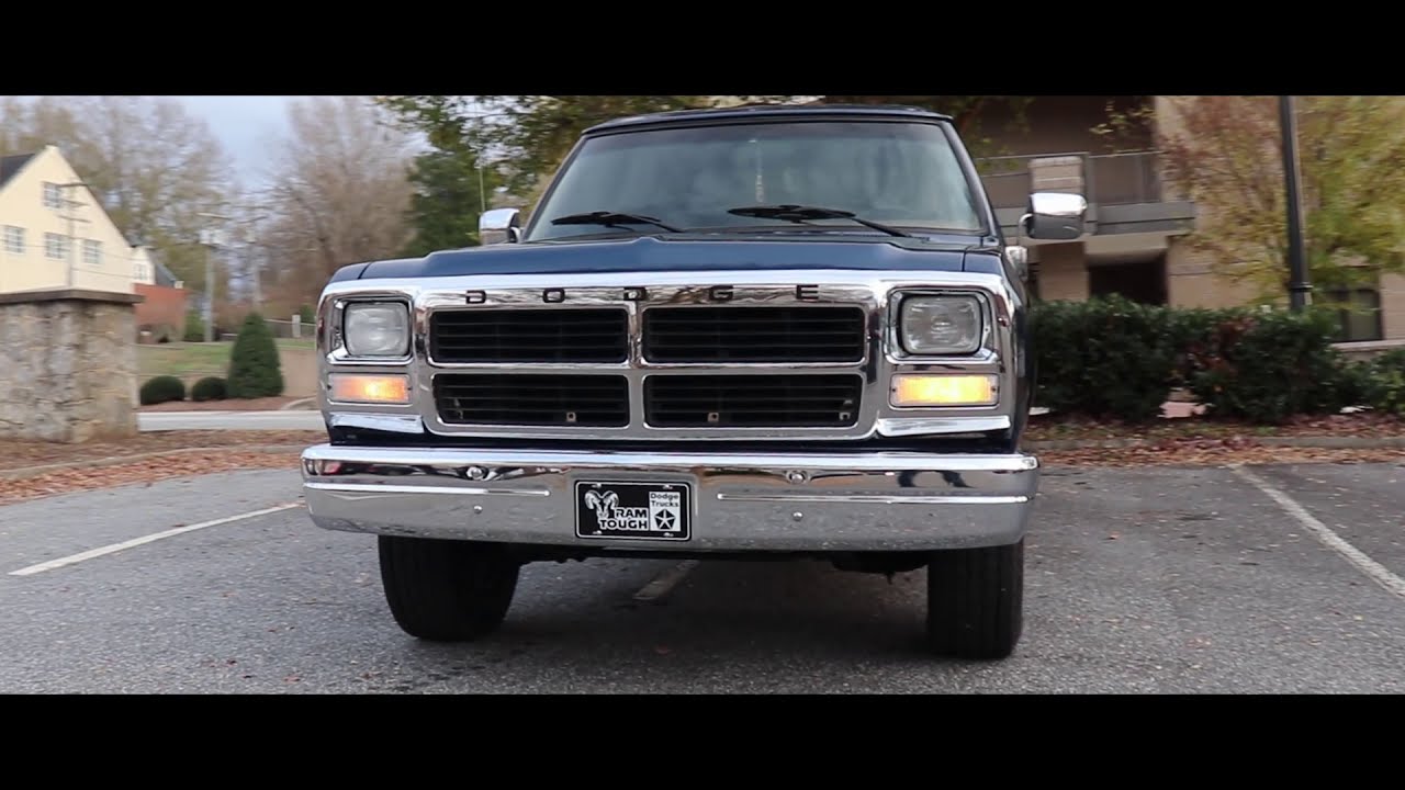 93 Dodge RAM 250 Cummins Turbo Diesel - YouTube