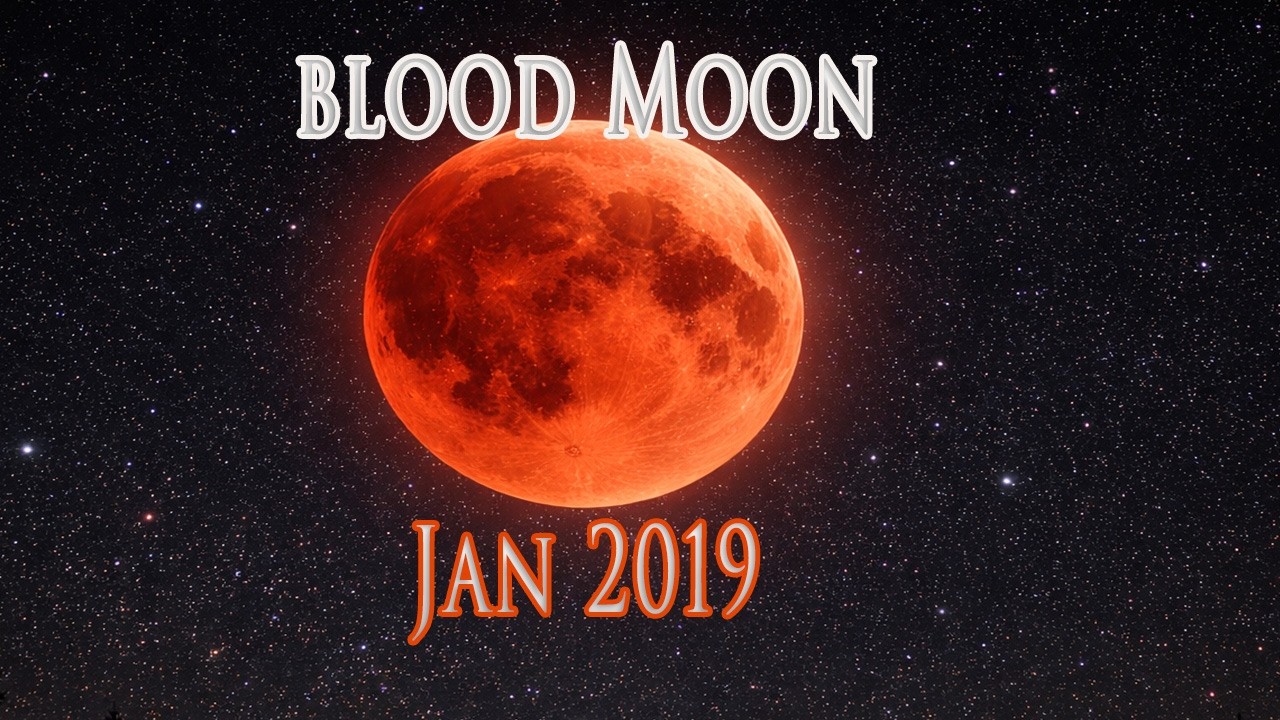 Total Lunar Eclipse Live Stream - Blood Moon - January 2019 - YouTube