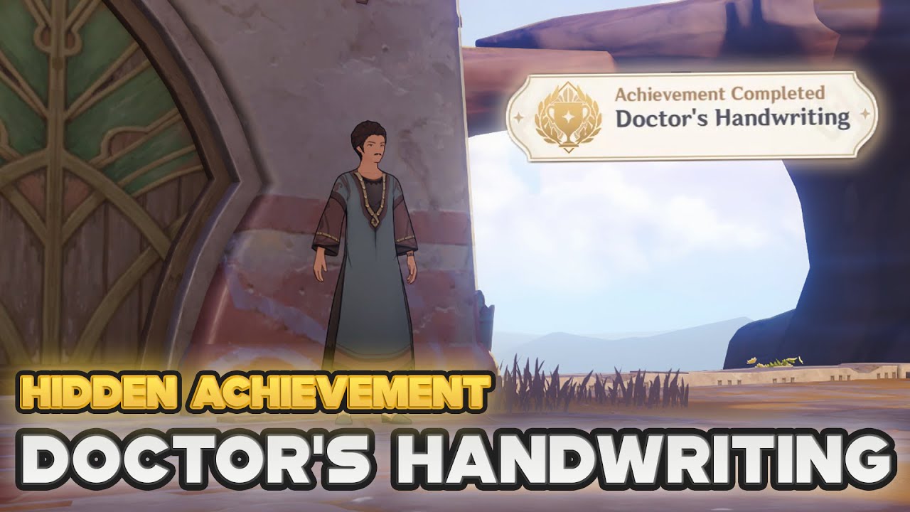 Hidden Achievement Sumeru: Doctor's Handwriting | Genshin Impact 3.1 ...