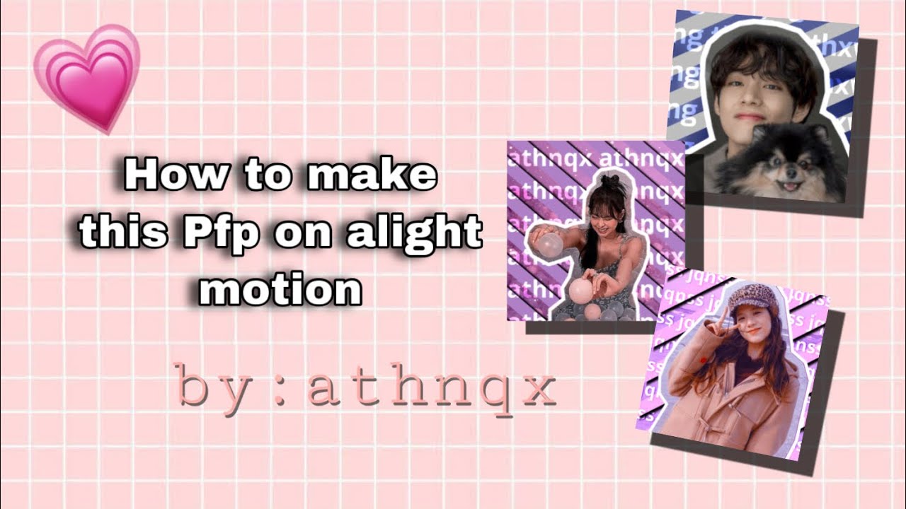 How to edit a pfp || Alight motion tutorial 💗 - YouTube