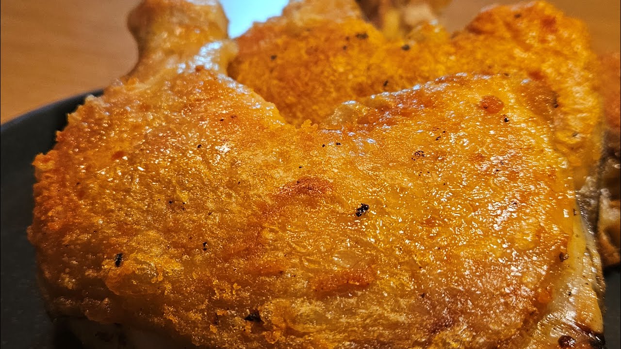 Pressed Chicken Leg Quarters – Crispy, Juicy, Only Salt & Pepper! - YouTube