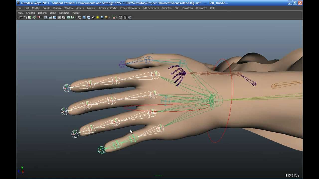 Maya Torso Rig Skinning Test #01 - YouTube