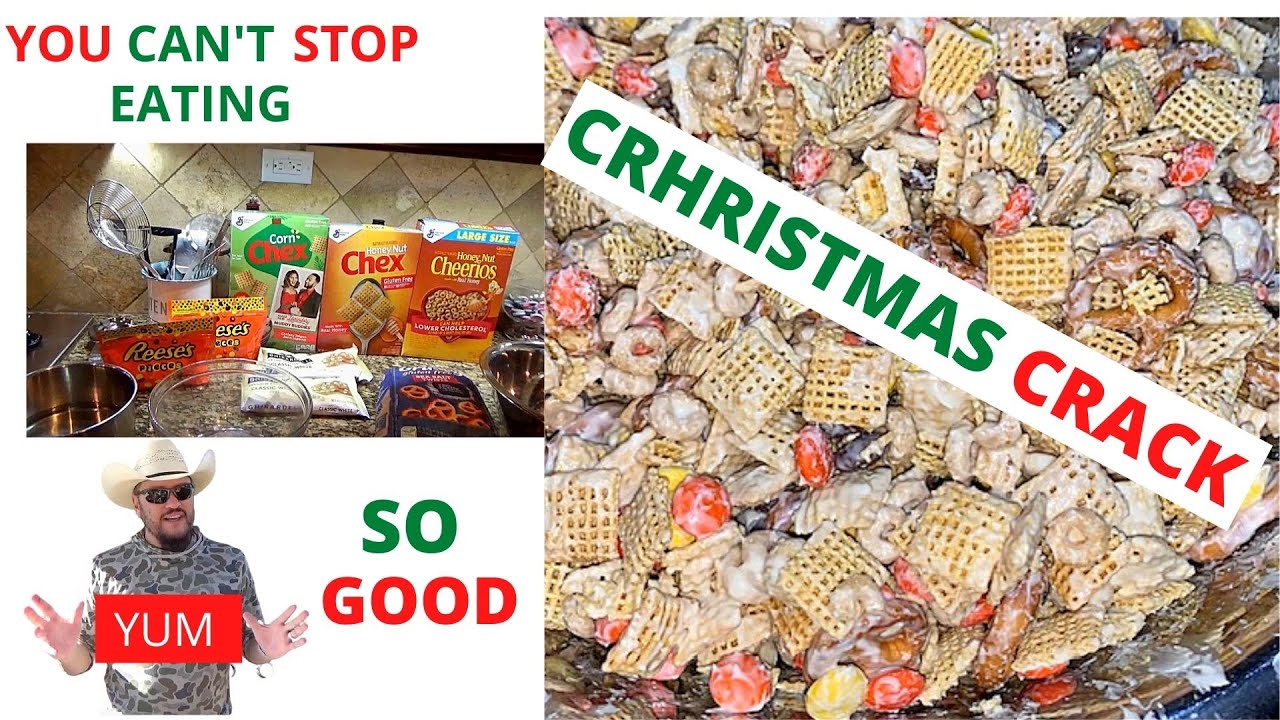 CHRISTMAS CRACK - CHEX MIX RECIPE - YOU CAN'T STOP EATING -SUPER EASY ...