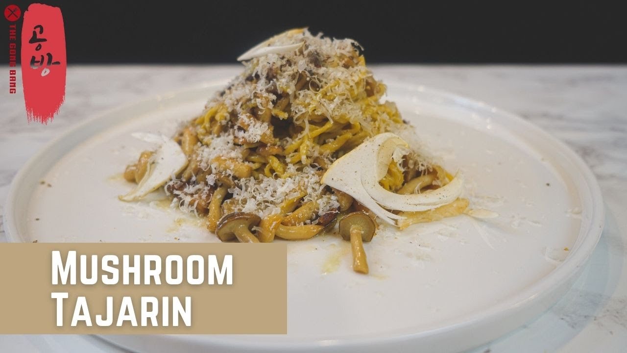 Tajarin with Mushrooms | Mushroom Tagliolini | Tajarin Pasta (Yolk ...