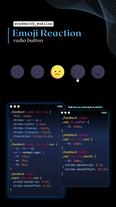 Reaction Radio Btn Pure Css ️ Codewith Muhilan Css Coding Youtube
