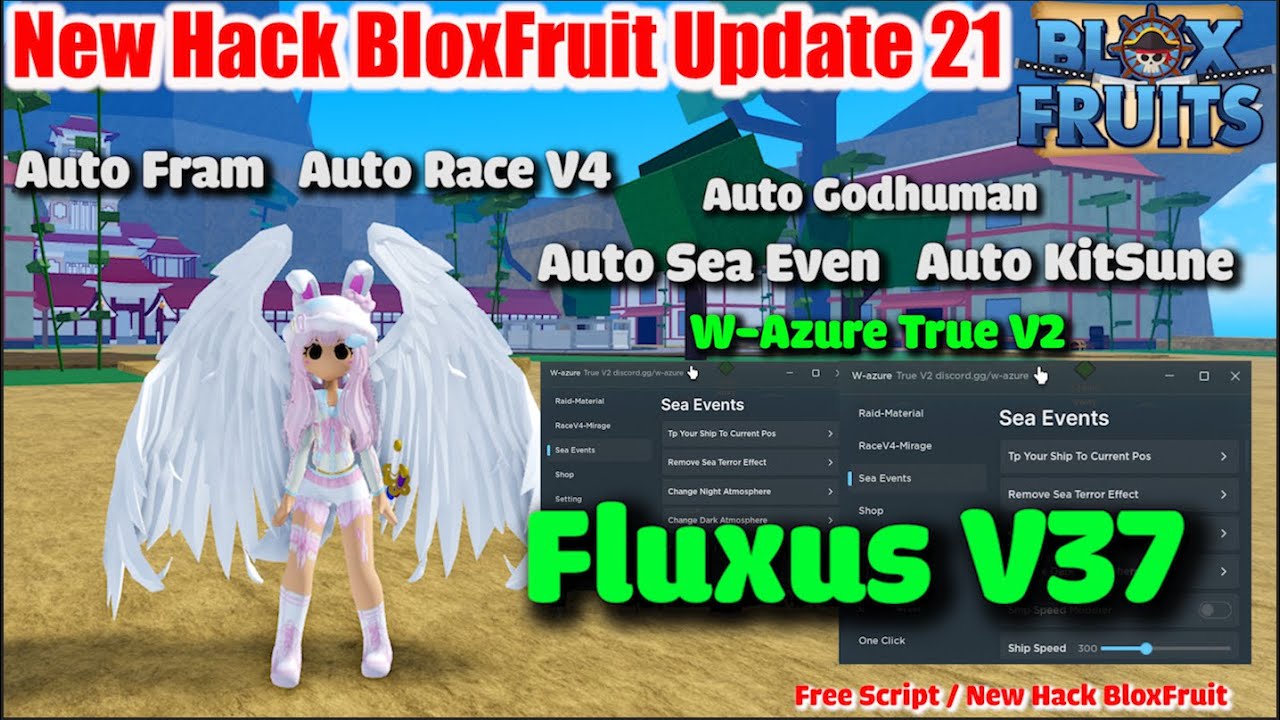 B.l.o.x Fruit New Hack Fluxus V37 Trên Điện Thoại ( W-Azure V2 ) [Auto ...