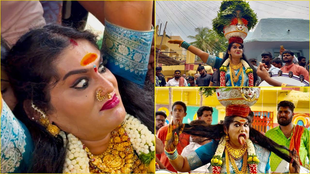 Jogini Shyamala Devi Sigam At Kachiguda Bonalu 2025 | Jogini Shyamala ...