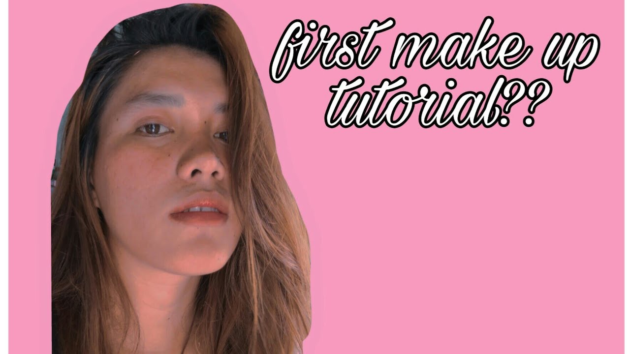 first time on youtube | first video +make up tutorial(simple) - YouTube