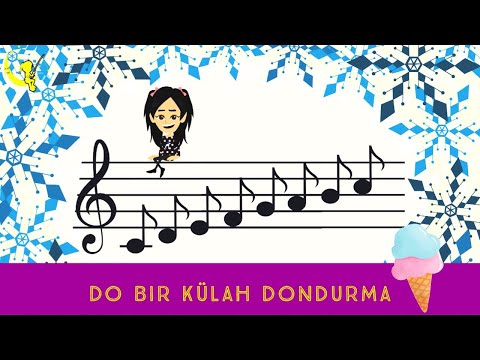 DO BİR KÜLAH DONDURMA🍧🍧 🎼 | AY BEBEK ŞARKILARI| NOTALARI ÖĞRETEN ÇOCUK ve BEBEK ŞARKISI