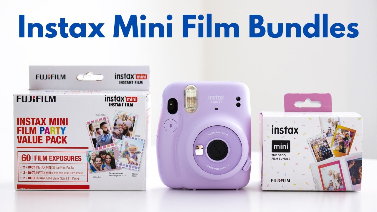 Fujifilm Instax Mini Bundles and Value Packs - YouTube
