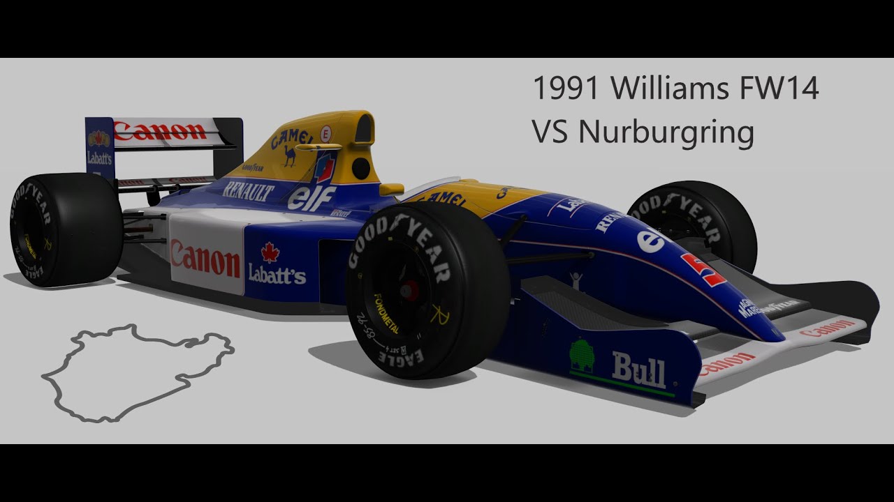 Assetto Corsa Nurburgring 91 Williams FW14 5.59 ASMR G920 - YouTube