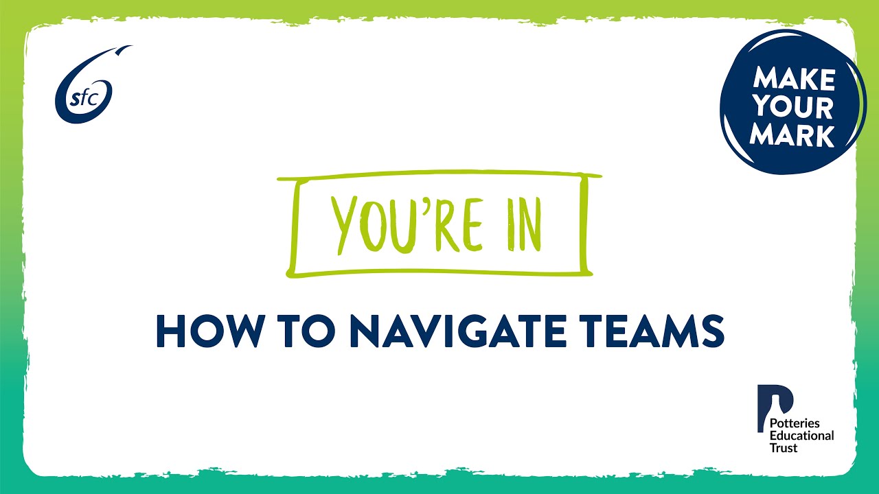 How To Navigate Teams | You're In - YouTube