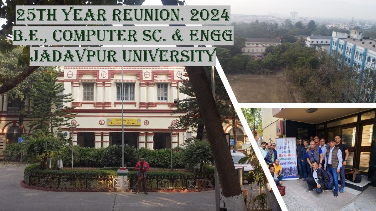 [4K Aerial View] 25th year reunion (Comp. Sc & Engg, Jadavpur ...
