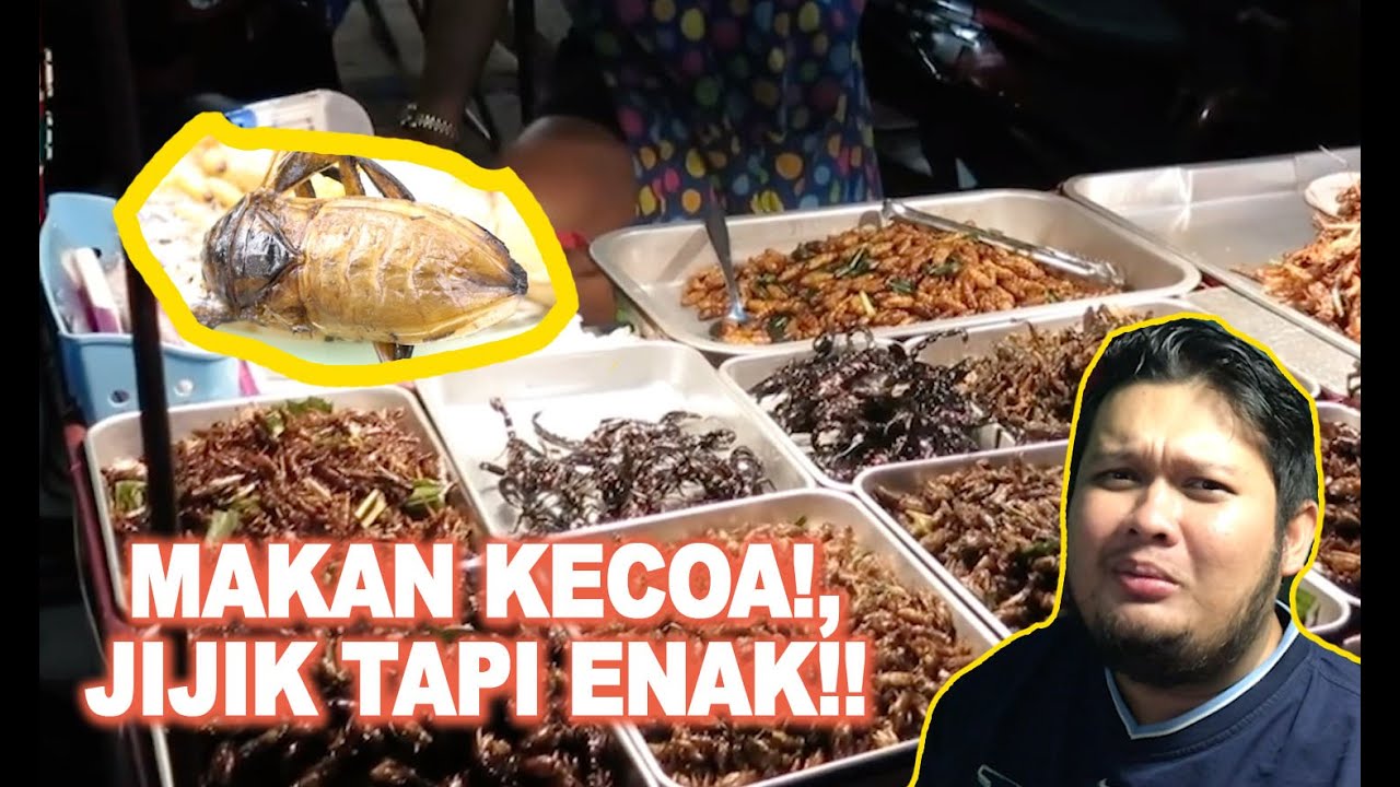 MAKAN KECOA DI THAILAND!! ENAK GAK SIH ? - YouTube