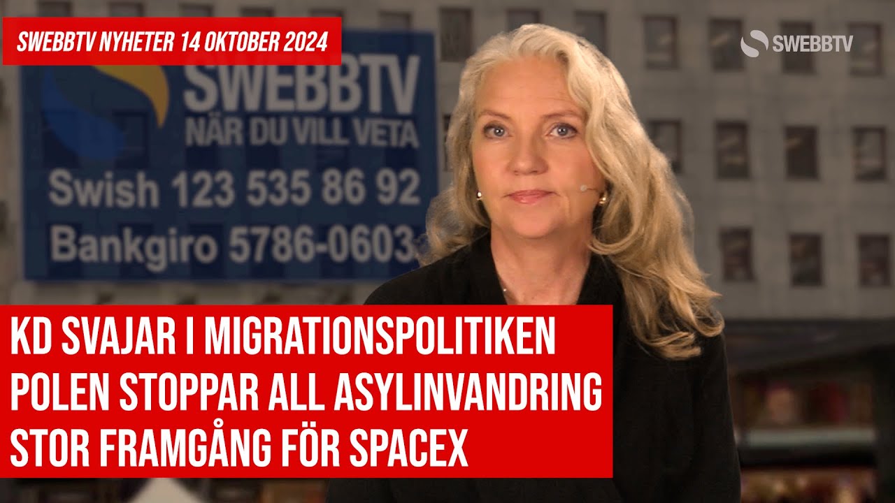 Swebbtv Nyheter 14 oktober 2024 - YouTube