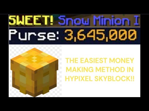 The EASIEST Money-Making Method in Hypixel Skyblock!! - YouTube