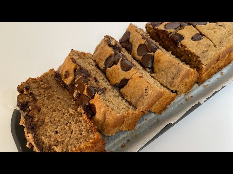 YUMUŞACIK TAM ÖLÇÜ MUZLU DİYET KEK ( BANANA BREAD ) NASIL YAPILIR TARİFİ