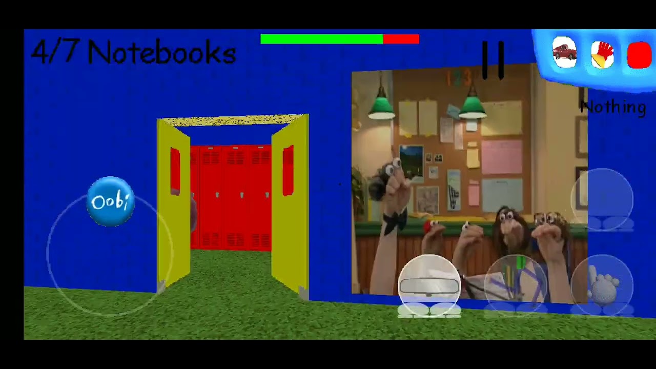 Oobi's Basics without mod menu NSPC Gameplay (Baldi's Basics Mod) - YouTube