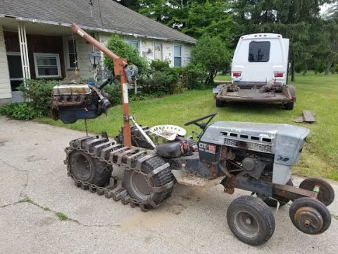 Half Track Lawn Mower Build - YouTube