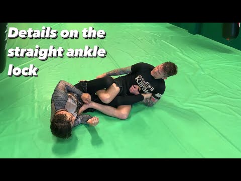 Details on finishing the straight ankle lock - YouTube